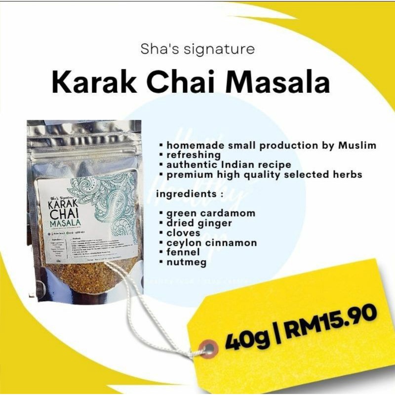 HALAL MUSLIM HOMEMADE SHA'S SIGNATURE AUTHENTIC INDIAN RECIPE KARAK ...