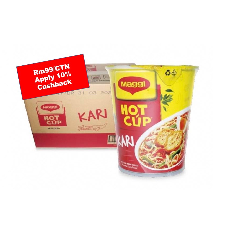 MAGGI HOT CUP CURRY 59G (1 Carton x 54 Cups) | Shopee Malaysia