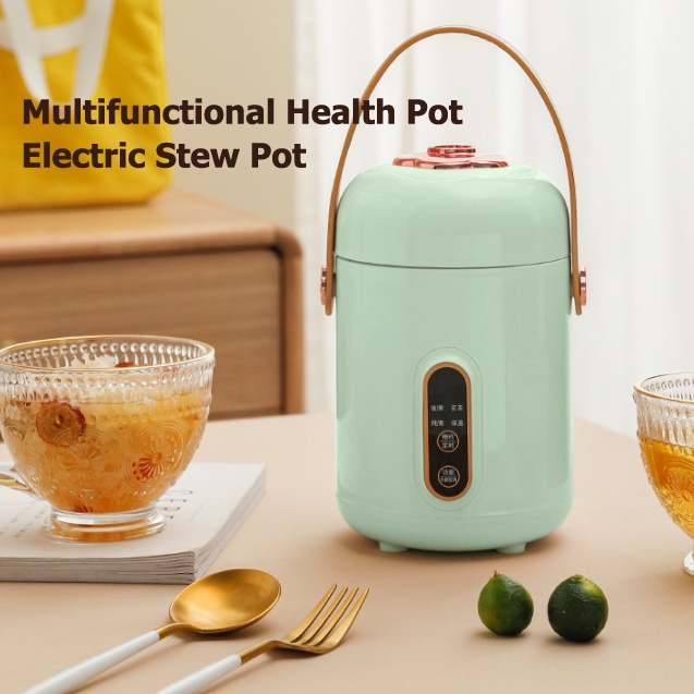 Electric stew pot multi-function portable kettle mini electric slow ...