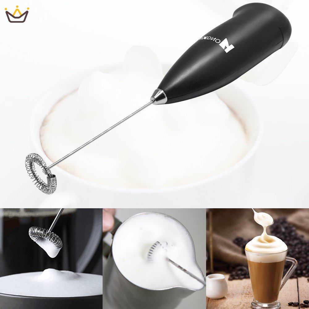 Mini Hand Mixer Electric Mini Milk Frother Coffee Mixer Stainless ...