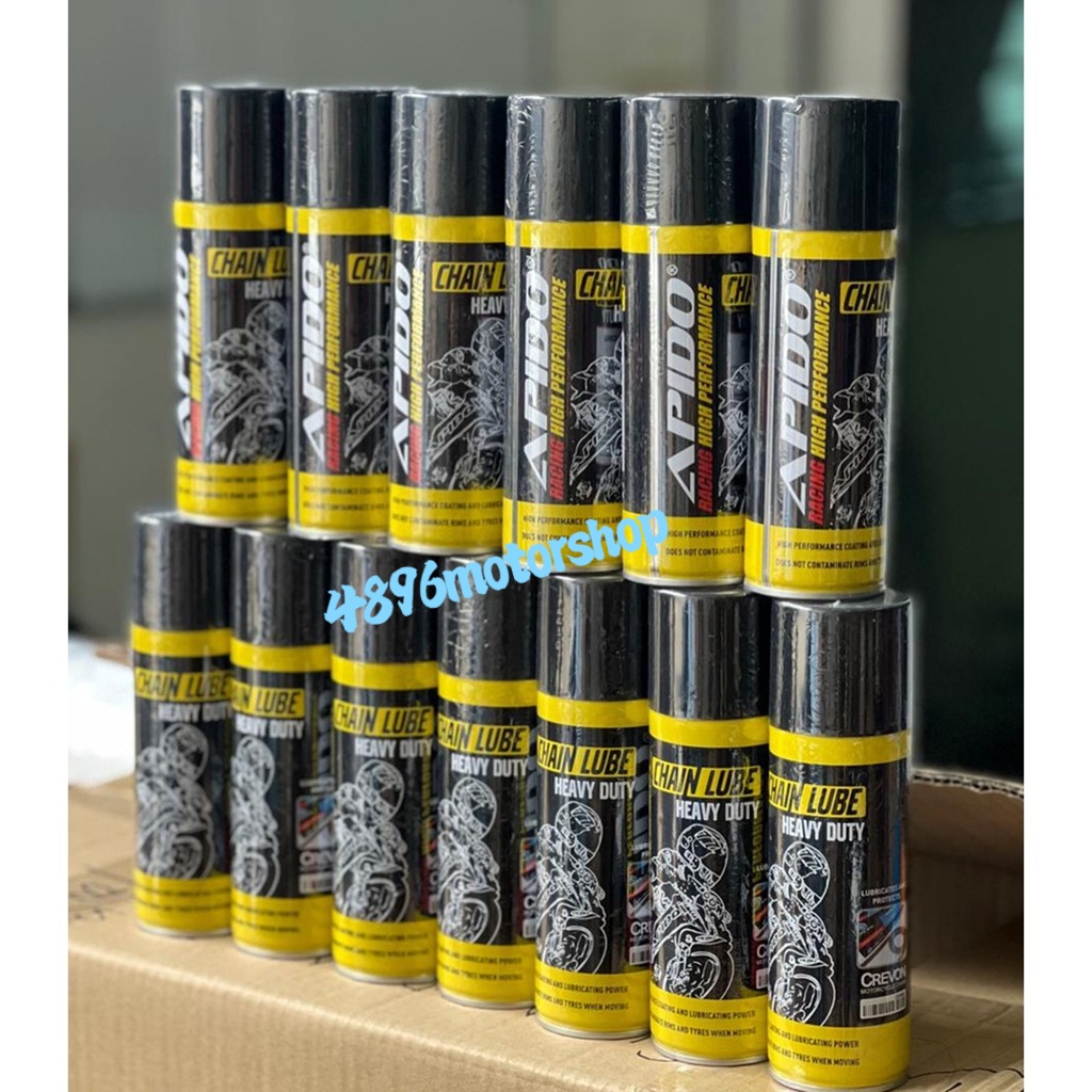 Chain Lube apido spray rantai minyak rantai chain lube | Shopee Malaysia