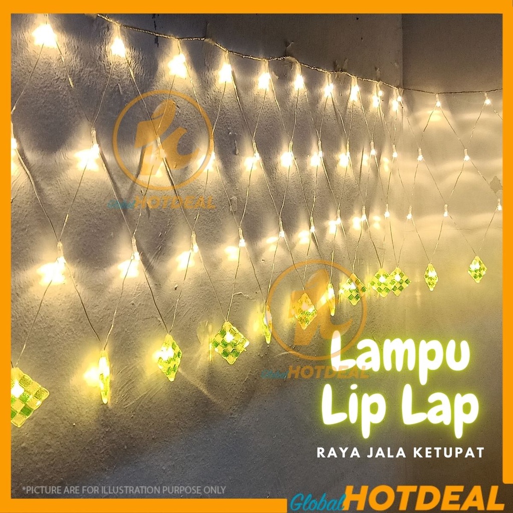 Lampu Ketupat Raya Lampu Raya Kelip Lampu Lip Lap Fairy Light Plug ...