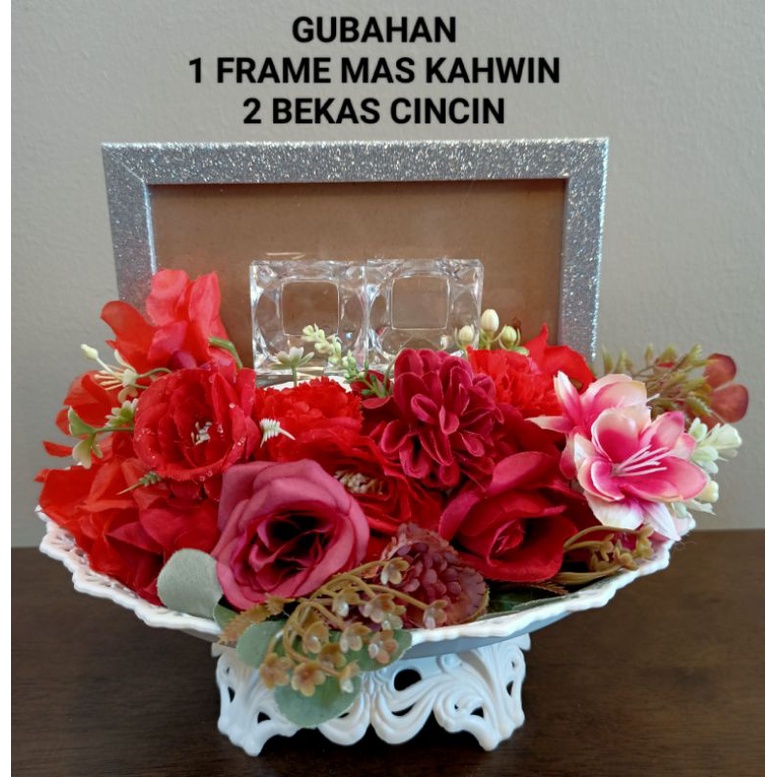 Gubahan Hantaran Cincin, Gubahan Hantaran frame Mas Kahwin, Gubahan ...