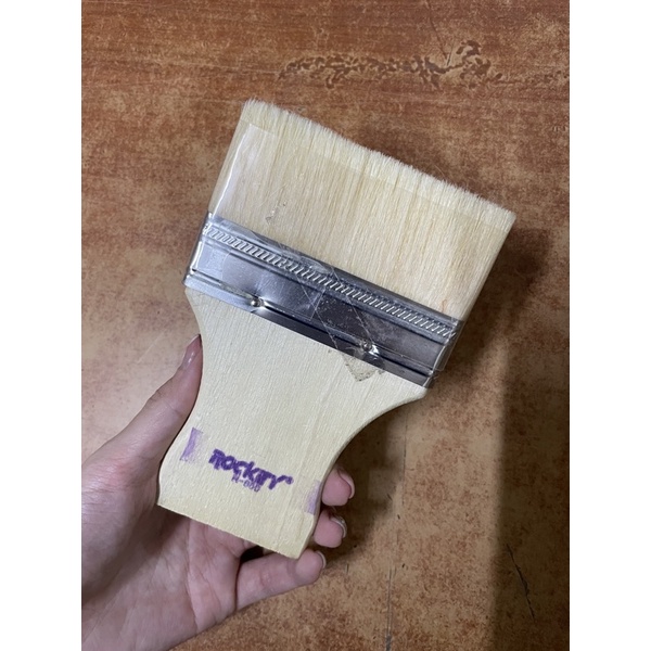 Wood handle Brush Paint/Berus Syelek Kayu | Shopee Malaysia