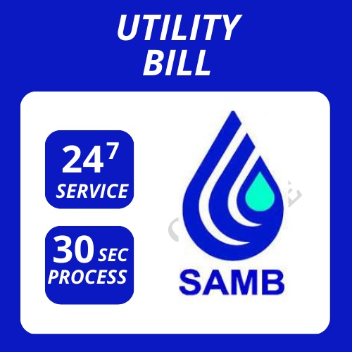 SAMB Air Melaka Utility Bill Payment RM 10 ~ RM 300 | Shopee Malaysia