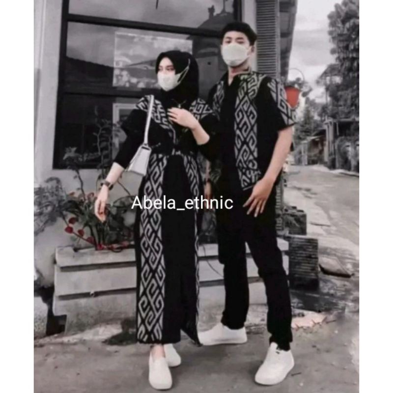 - RAISA TENUN COUPLE BLACK - BAJU TENUN COUPLE - WEANING COUPLE ...