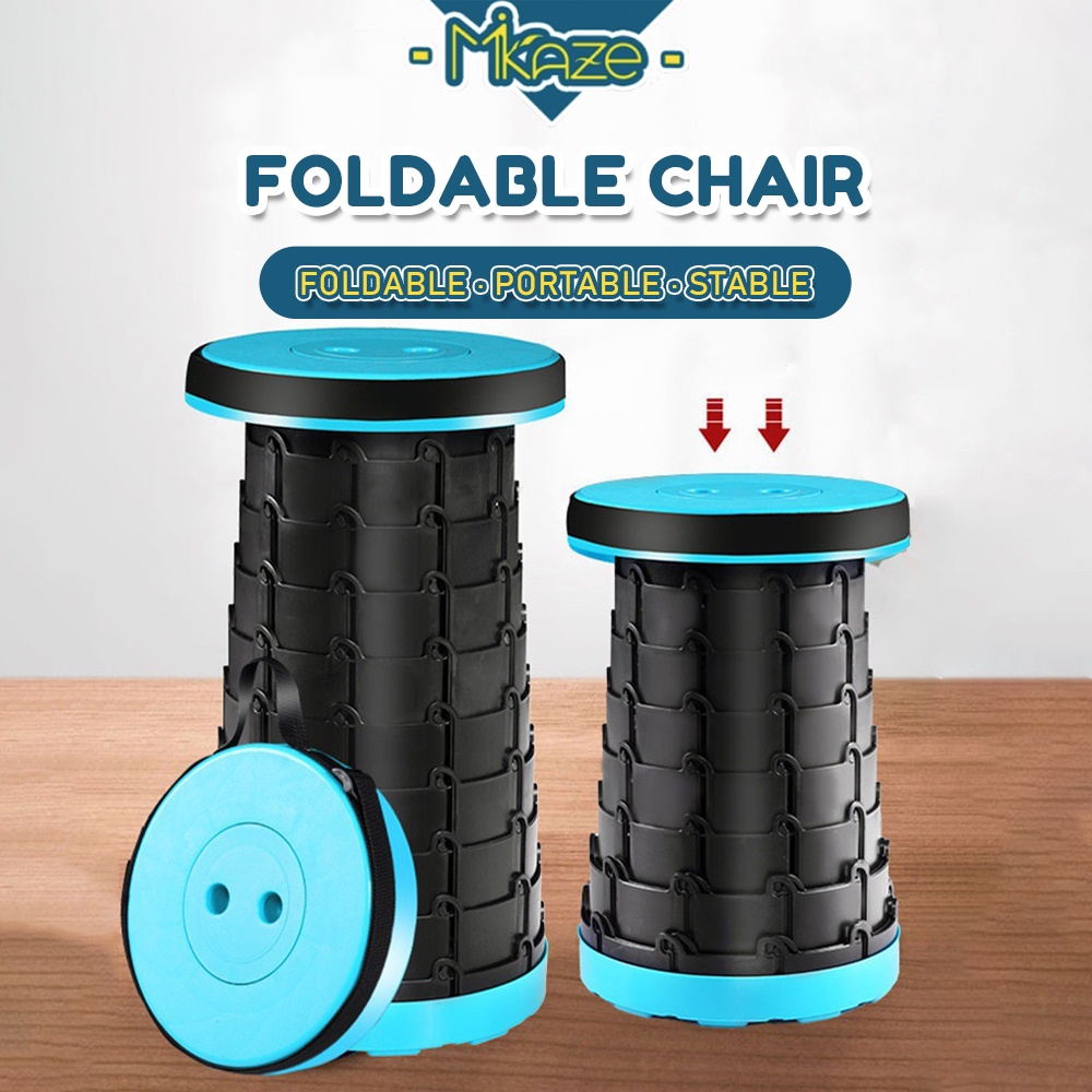 MIKAZE - RETRACTABLE CHAIR Portable Foldable Extendable Fishing Picnic ...
