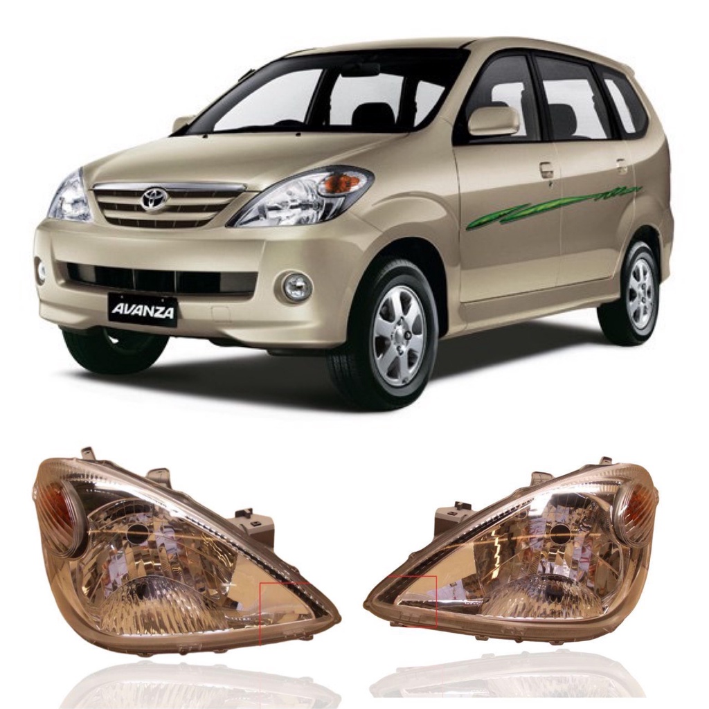 Toyota Avanza Head Lamp Crystal 2004 2005 | Shopee Malaysia