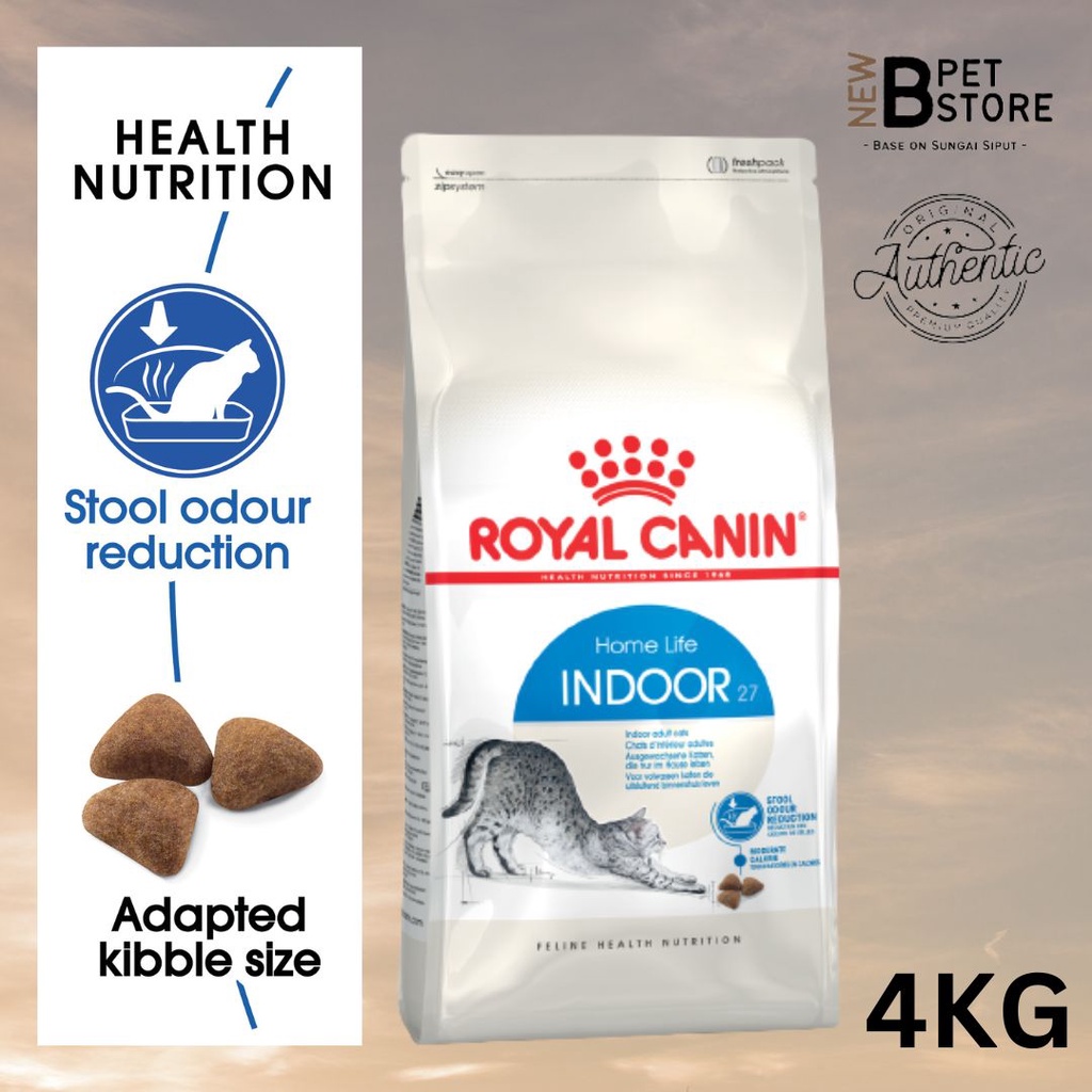RC ROYAL CANIN FELINE CAT HEALTH NUTRTION INDOOR 27 4KG NEWB PET STORE ...