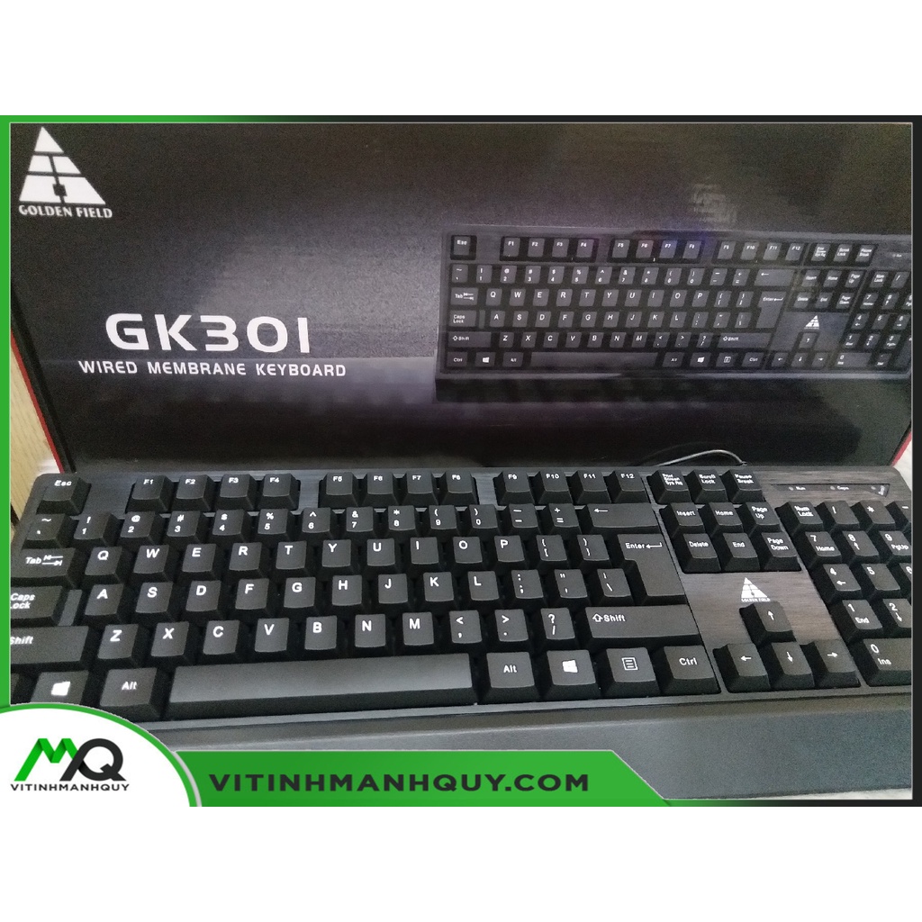 Golden Field GK301 Computer Keyboard (Black) | Shopee Malaysia
