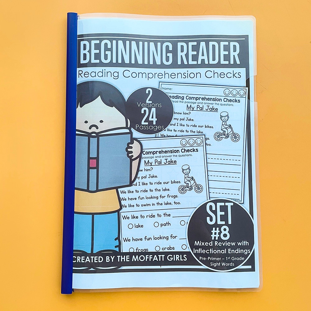 Begging Reader Reading Comprehension ChecksActivities Worksheets ...