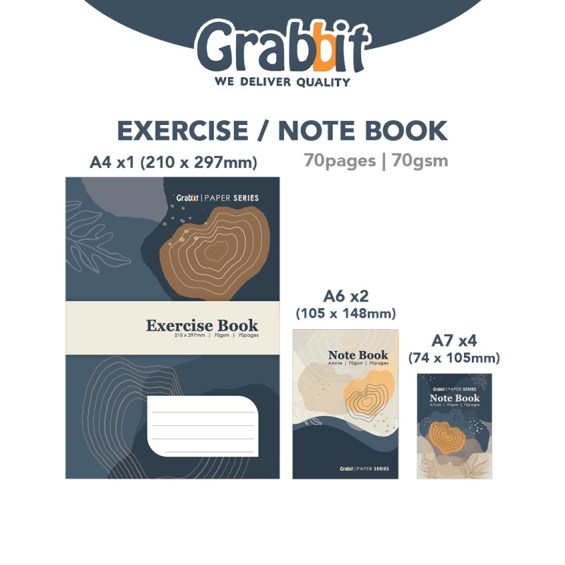 Buku Latihan Buku Nota | Exercise Book Notebook Diary Planner Journal ...