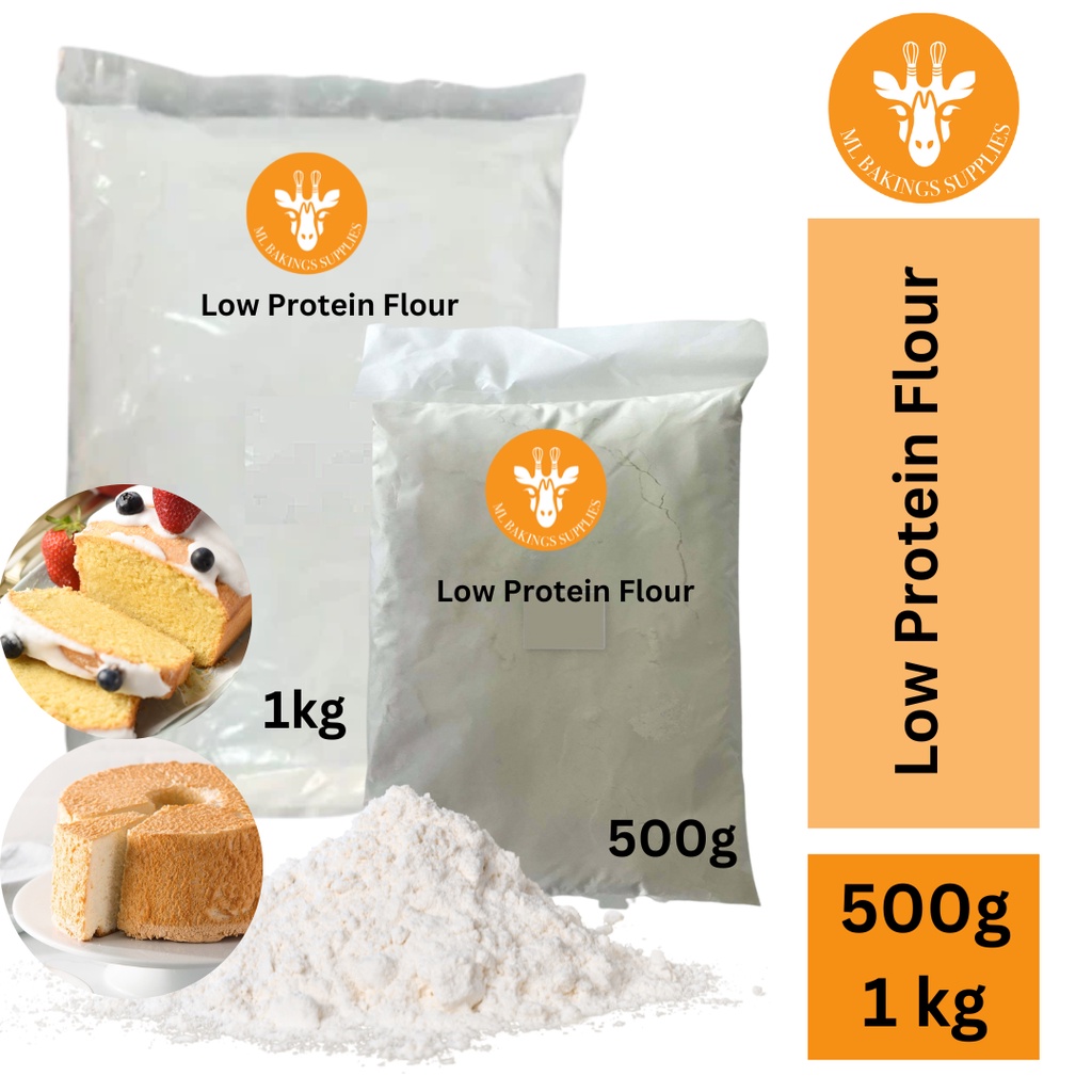 [READY STOCK] LOW PROTEIN FLOUR / (低筋粉) CAKE FLOUR/TEPUNG KEK [500G ...