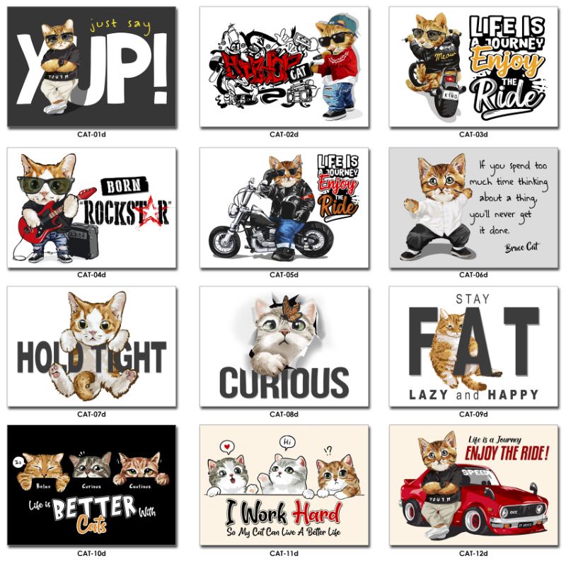 Poster Kucing -MDF Board (Cat Poster) | Shopee Malaysia