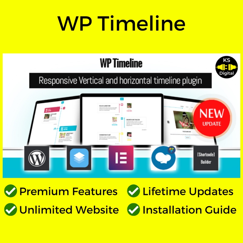 WP Timeline WordPress Plugin (Free Updates + Multiple Website Use ...
