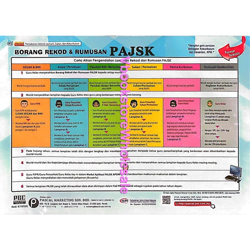 BORANG REKOD DAN RUMUSAN PAJSK | Shopee Malaysia