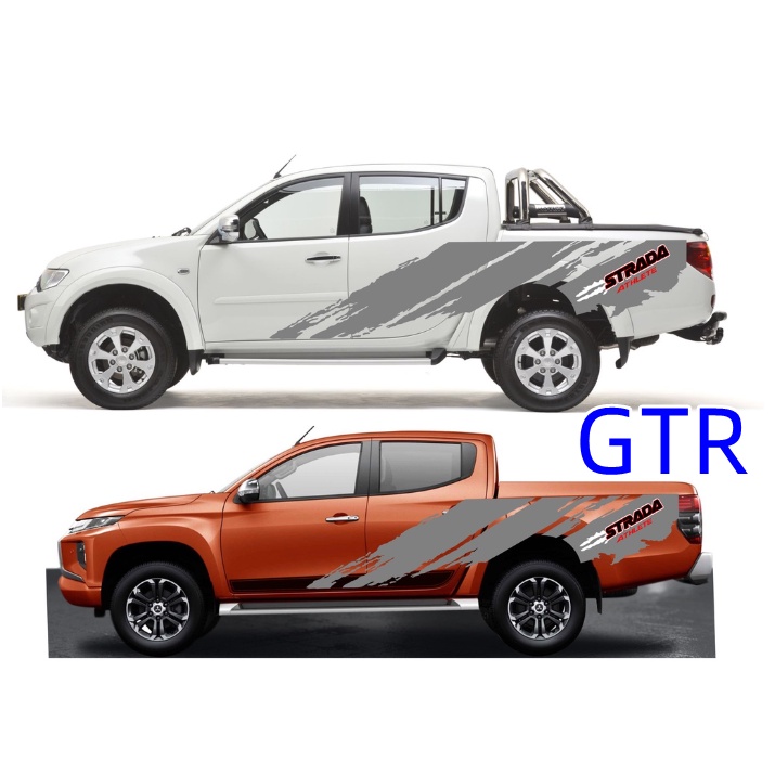 mitsubishi strada triton athlete cutout decals | Shopee Malaysia