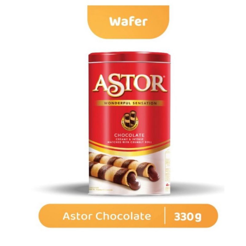 Wafer Astor Double Chocolate 330gr | Shopee Malaysia