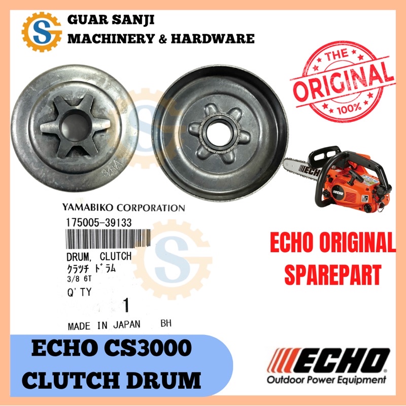 [ORIGINAL] ECHO CS3000 CHAINSAW CLUTCH DRUM 175005-39133 GENUINE PART ...