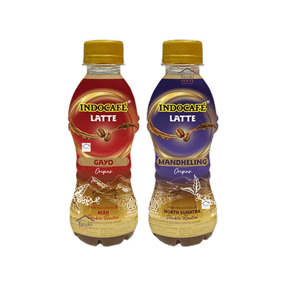Indocafe Latte Ready-to-Drink RTD Latte Coffee Drink Various Flavor ...