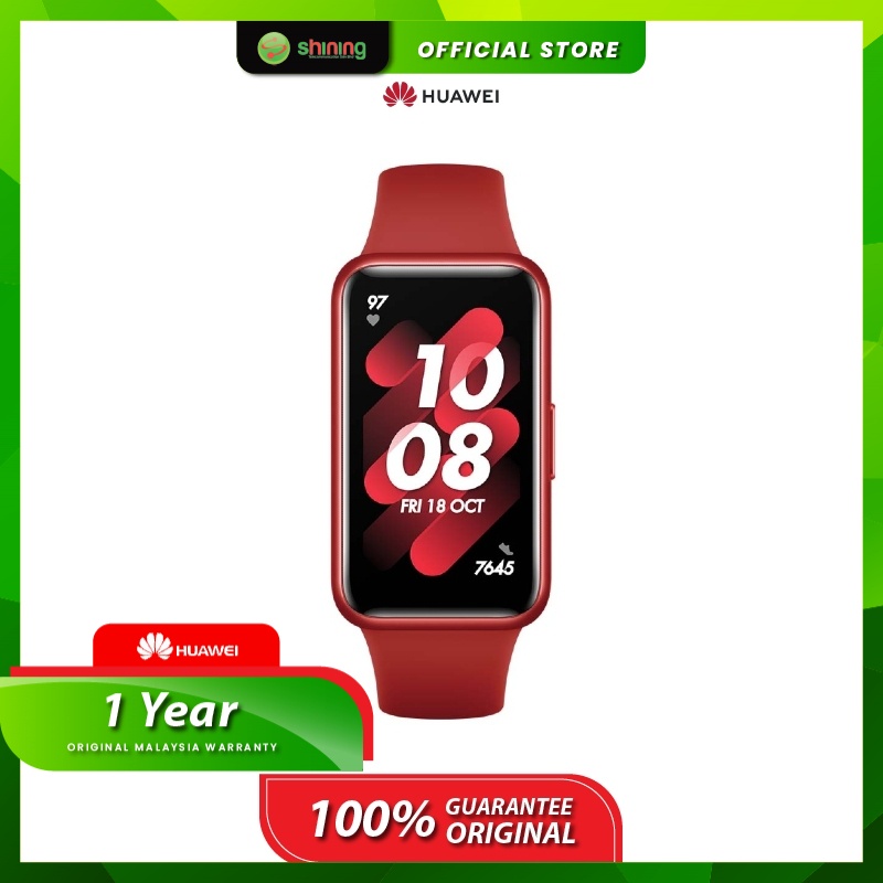 Huawei Band 7 (LEA-B19)(Flame Red) | Shopee Malaysia