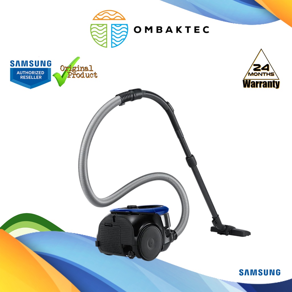 Samsung Canister Bagless Suction Power 370W with Anti-Tangle Turbine | Max Consumption Power ...
