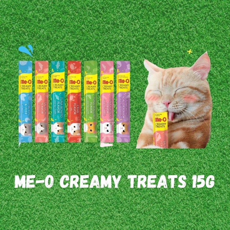 🔥CATS CANDY ME-O CREAMY TREATS LOOSE ITEMS 15g EACH🔥 | Shopee Malaysia