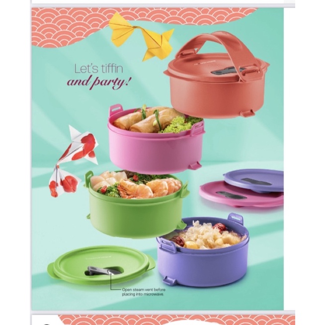 MICROWAVABLE TUP TIFFIN SET TUPPERWARE | Shopee Malaysia