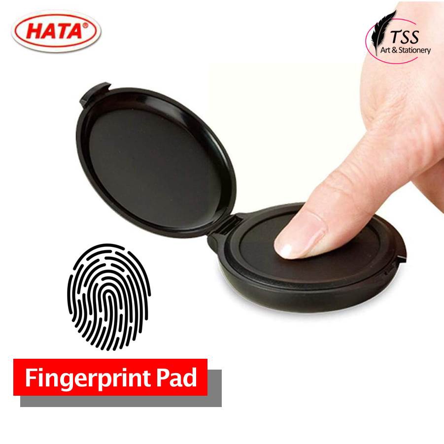 HATA Fingerprint Pad | Security Thumb print ink pad | Dakwat Cop Jari ...