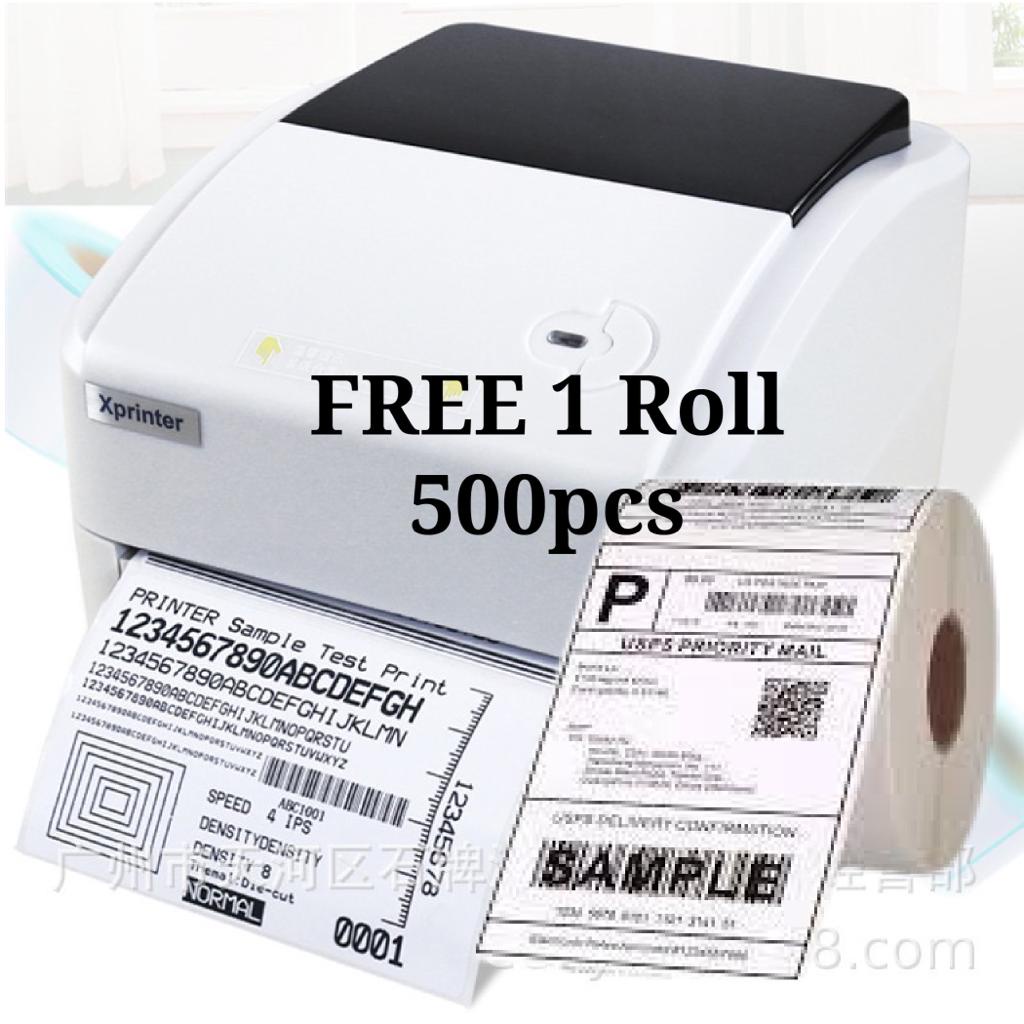 Xprinter A6 Thermal printer Bluetooth 460B Shopee Waybill Barcode ...