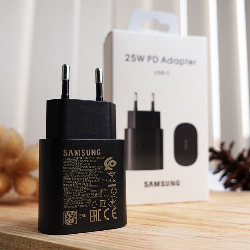 Original Samsung USB C 25W Shell USB C 25W Fast Charging Charger Head ...
