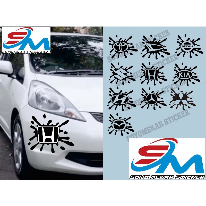 Car STICKER Car STICKER Car LOGO Spot STICKER For Front BAMPER | Shopee ...