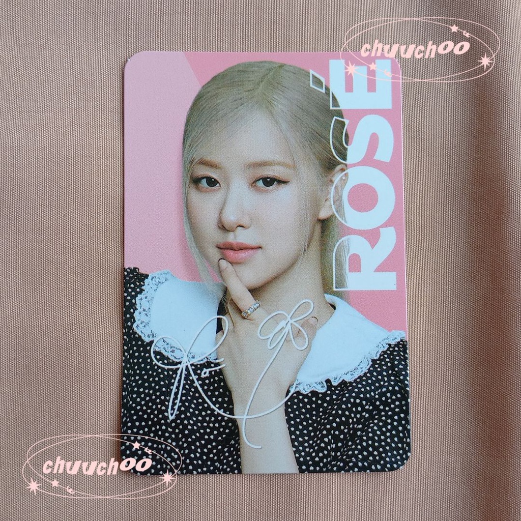 Official Rose Blackpink Rose Oreo PC Photocard | Shopee Malaysia