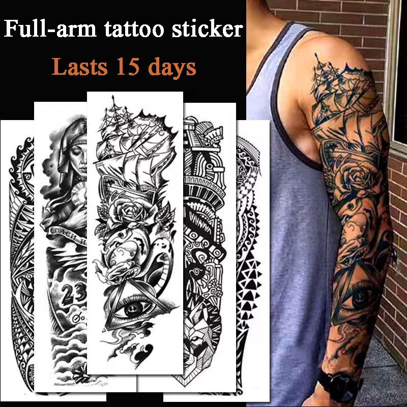 【COCO Magic Tattoo】Lasts 15 days ；47cm*16cm；tattoo sticker waterproof ...