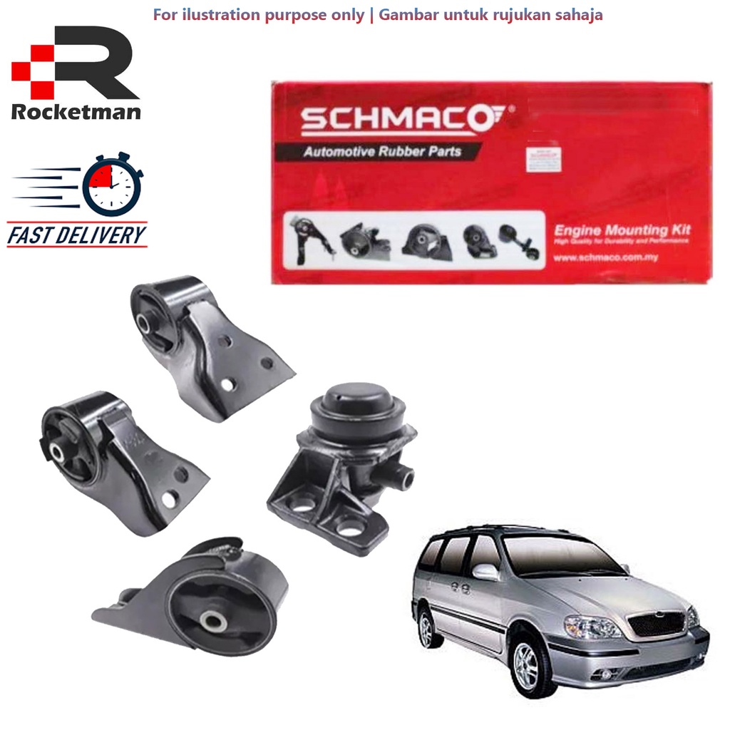 SCHMACO ENGINE MOUNTING SET NAZA RIA 2.5 | Shopee Malaysia