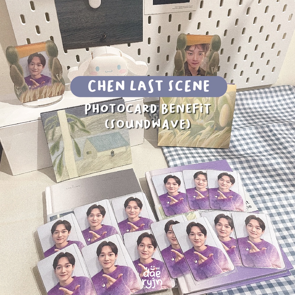 CHEN Last Scene Official Photocard Benefits Soundwave Fansign | Shopee ...