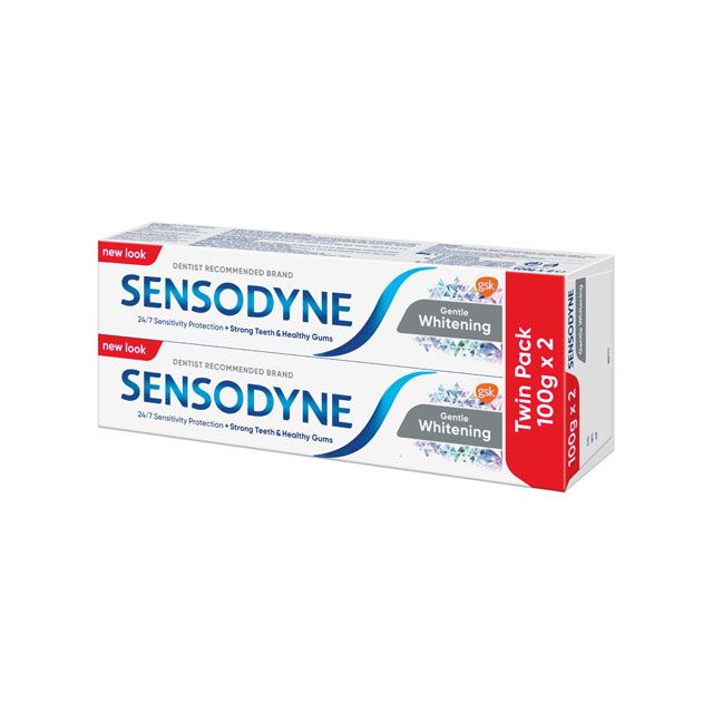 Sensodyne Gentle Whitening twin pack 100g X 2 | Shopee Malaysia