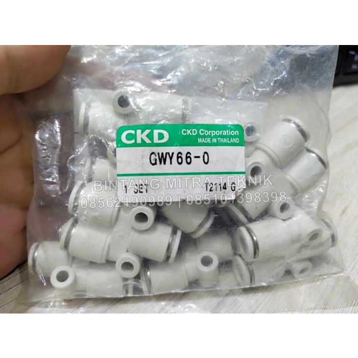 FITTINGS Y CKD GWY66-0 CKD GWT 66-0 HOSE 6 MM x 6 MM x 6 MM | Shopee Malaysia