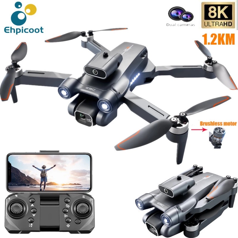 New S1S Mini drone Professional 8K HD ESC Camera Obstacle avoidance optical Flow Brushless motor ...