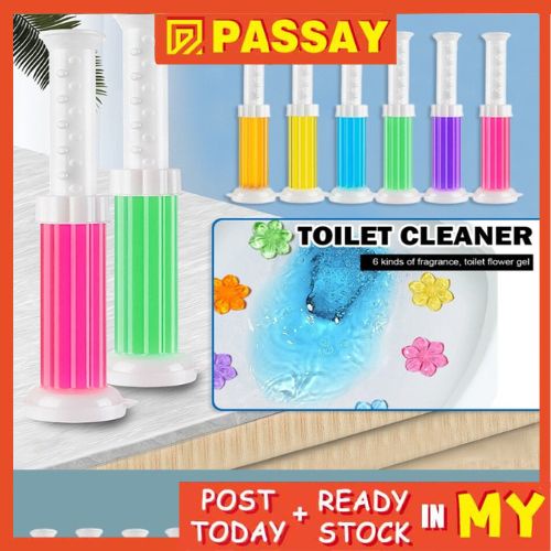 Toilet Bathroom Scrubble Bubble Cleaner Cleaning Toilet Gel 12 Flower 7 ...