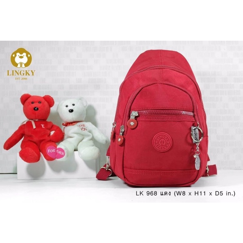 % Authentic Lingky Bag Backpack Beautiful Work Compact Use LK968 ...