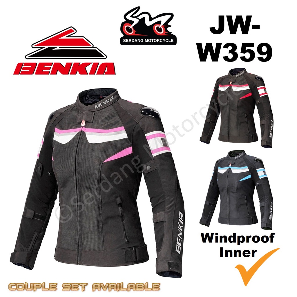BENKIA JW-W359 Female Riding Jacket Motorcycle Women Jaket Rider ...