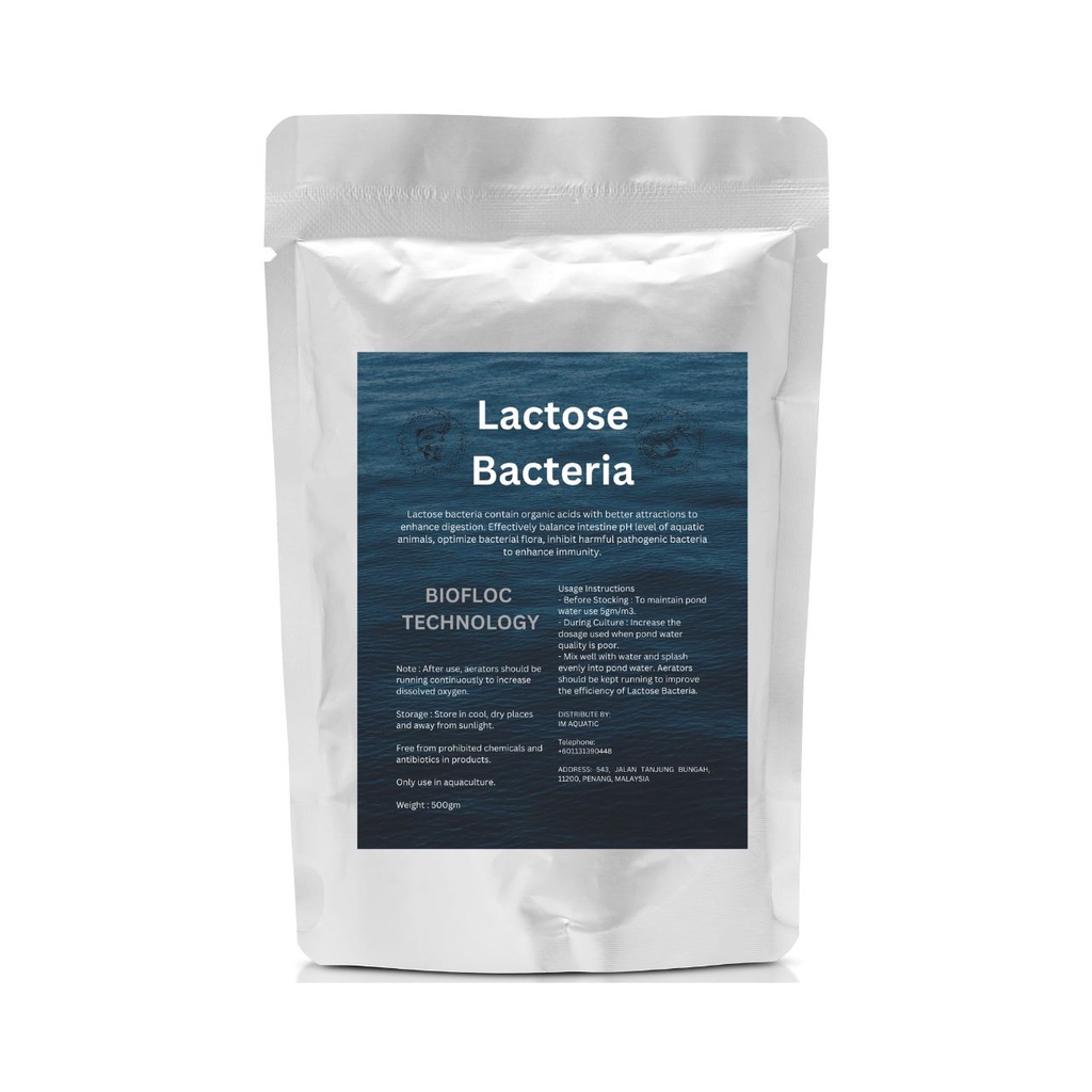 Lactose Bacteria | Probiotic for Aquaculture Biofloc 500gm | Shopee ...