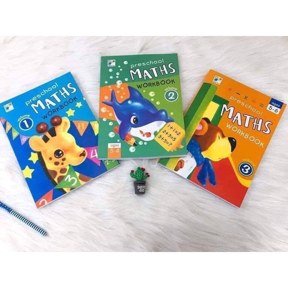 Book - Preschool Maths Workbook (Set of 3) | Shopee Malaysia