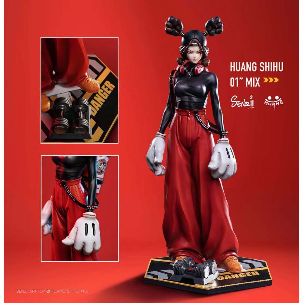 SENZII Studio - Mickey Girl Resin Statue GK Figure Worldwide | Shopee ...