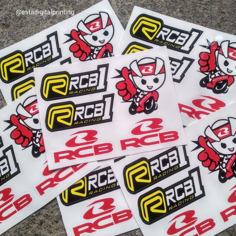 New RCB 1 RACING sticker pack.!!! | Shopee Malaysia