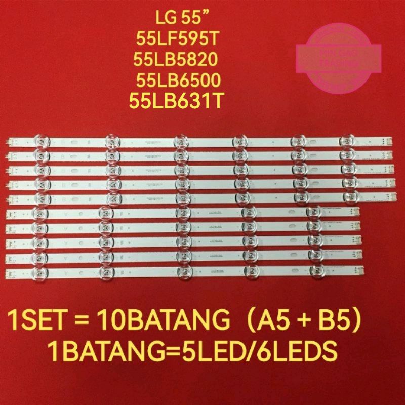 LG 55LB631T 55LF595T 55LB5820 55LB6500 LG 55 INCH LED TV BACKLIGHT ...