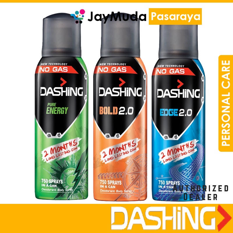 Dashing No Gas Deodorant Spray 150ml Bold Pure Energy Edge Deo Spray ...