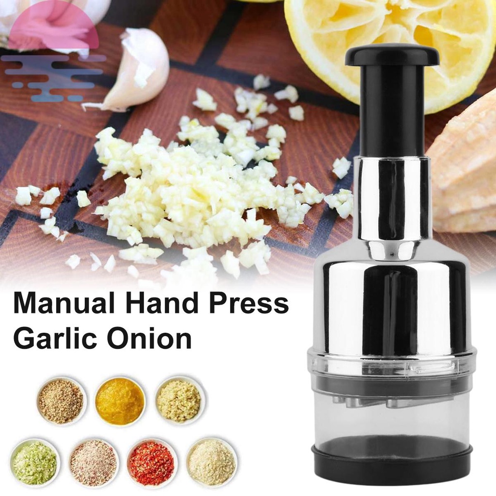 Hand Pressing Garlic Cutter Kitchen Chopper Kitchen Stainless Steel ...