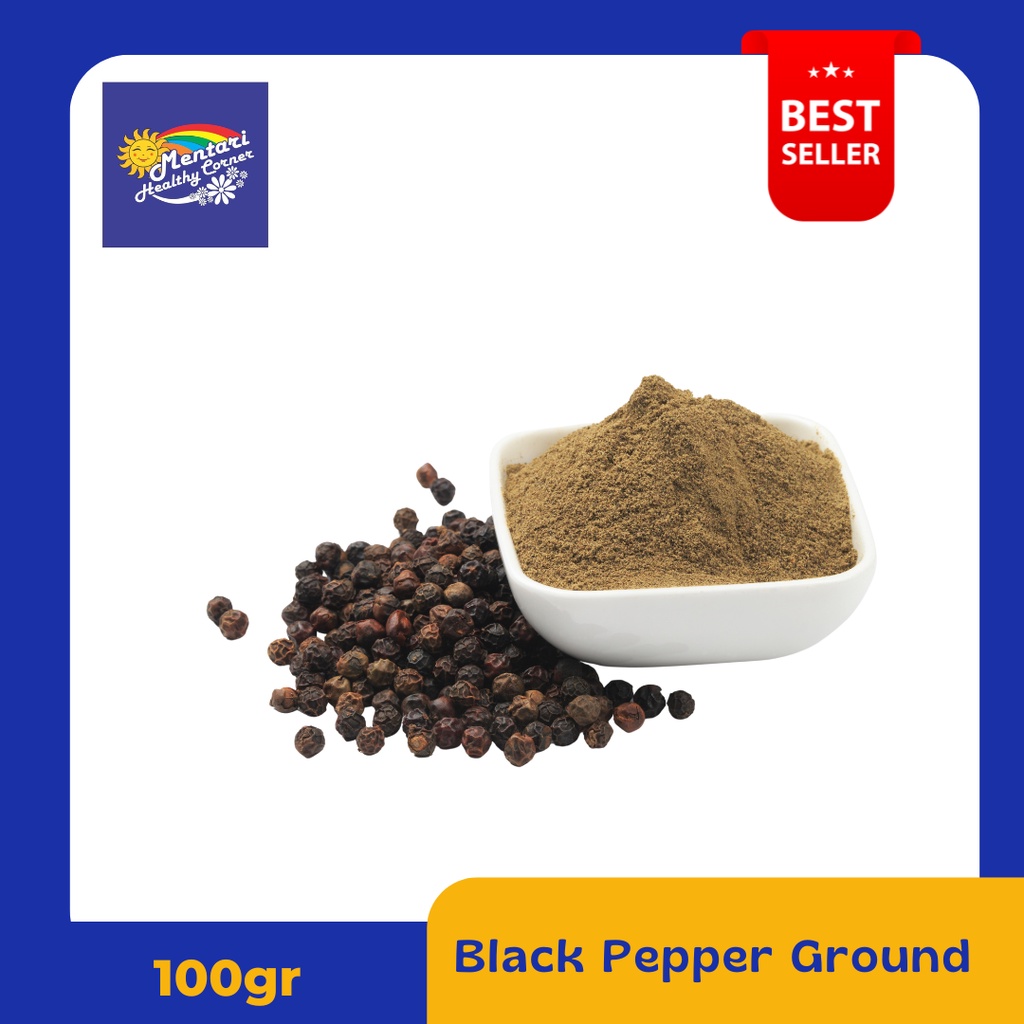 HITAM Black Pepper Powder 100gr/Black Pepper Ground 100gr | Shopee Malaysia